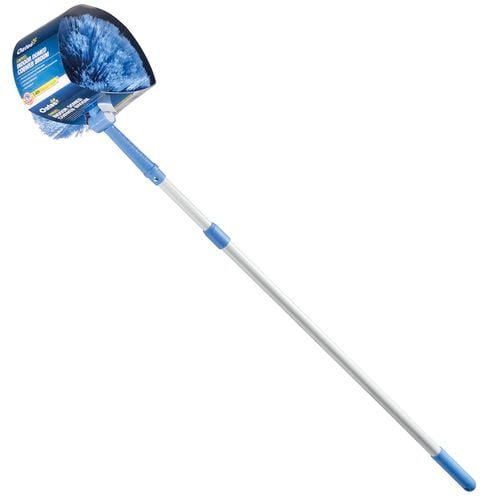 Oates 1.4m Indoor / Outdoor Swivel Domed Cobweb Broom - Bunnings Australia