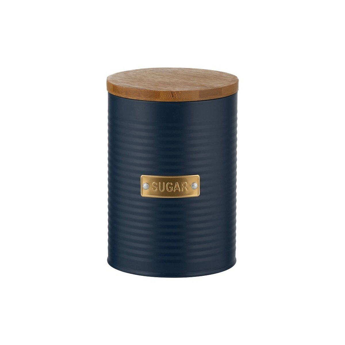 Typhoon Metal Tea Coffee Or Sugar Canisters 1 Litre - Navy Sugar ...