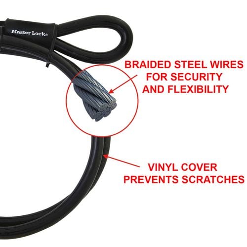 Master Lock 10mm Galvanised Steel Security Cable - Bunnings New Zealand