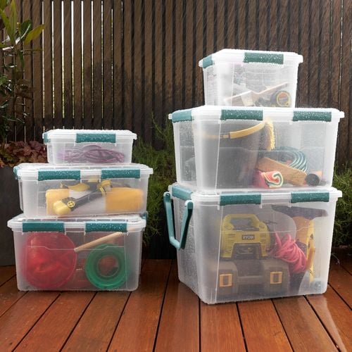 Ezy Storage 32L Waterproof IP67 Clear Storage Container - Bunnings ...