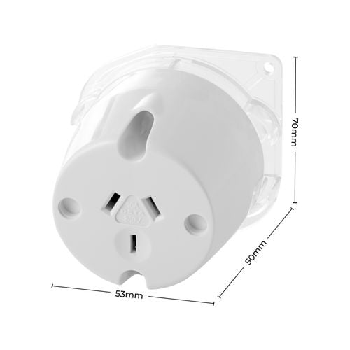 DETA 10 Amp Single Outlet Plug Base - Single Pack - Bunnings Australia