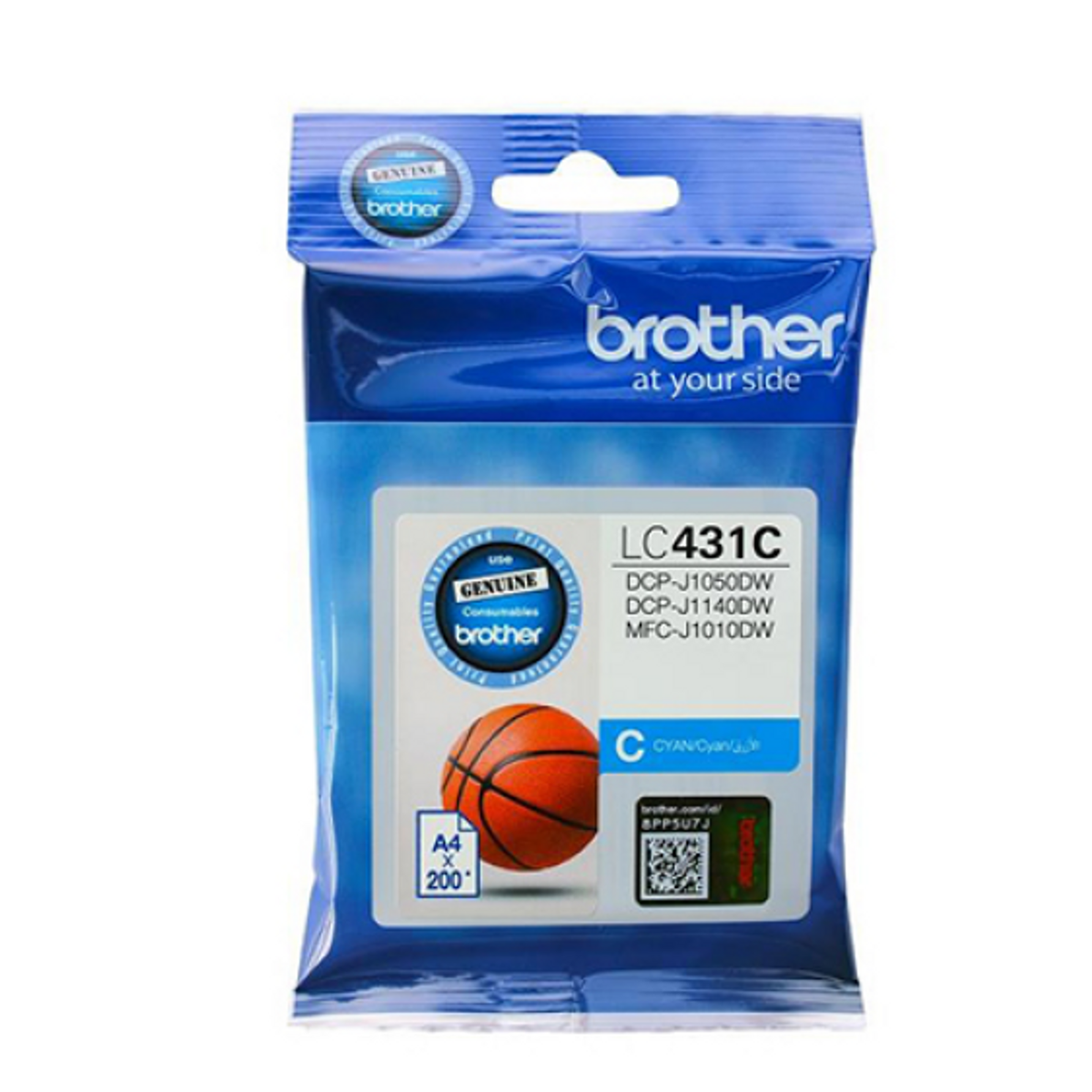 Genuine Brother LC-431 CYAN ink cartridge for DCP-J1050DW MFC-J1010DW ...