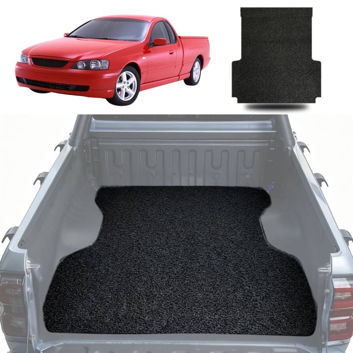 Signature Honeycomb UTE Tub Mat Tray Liner for Ford Falcon 2002 - 2008 ...