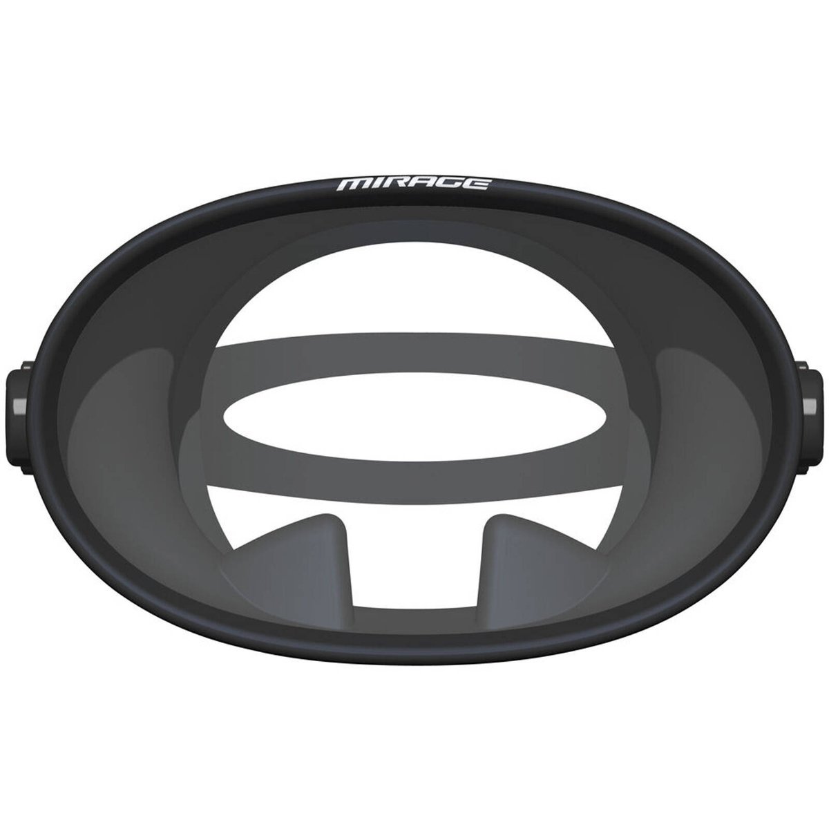 Mirage Unisex Pacifica Snorkelling/Swimming Face Mask Guard Black ...