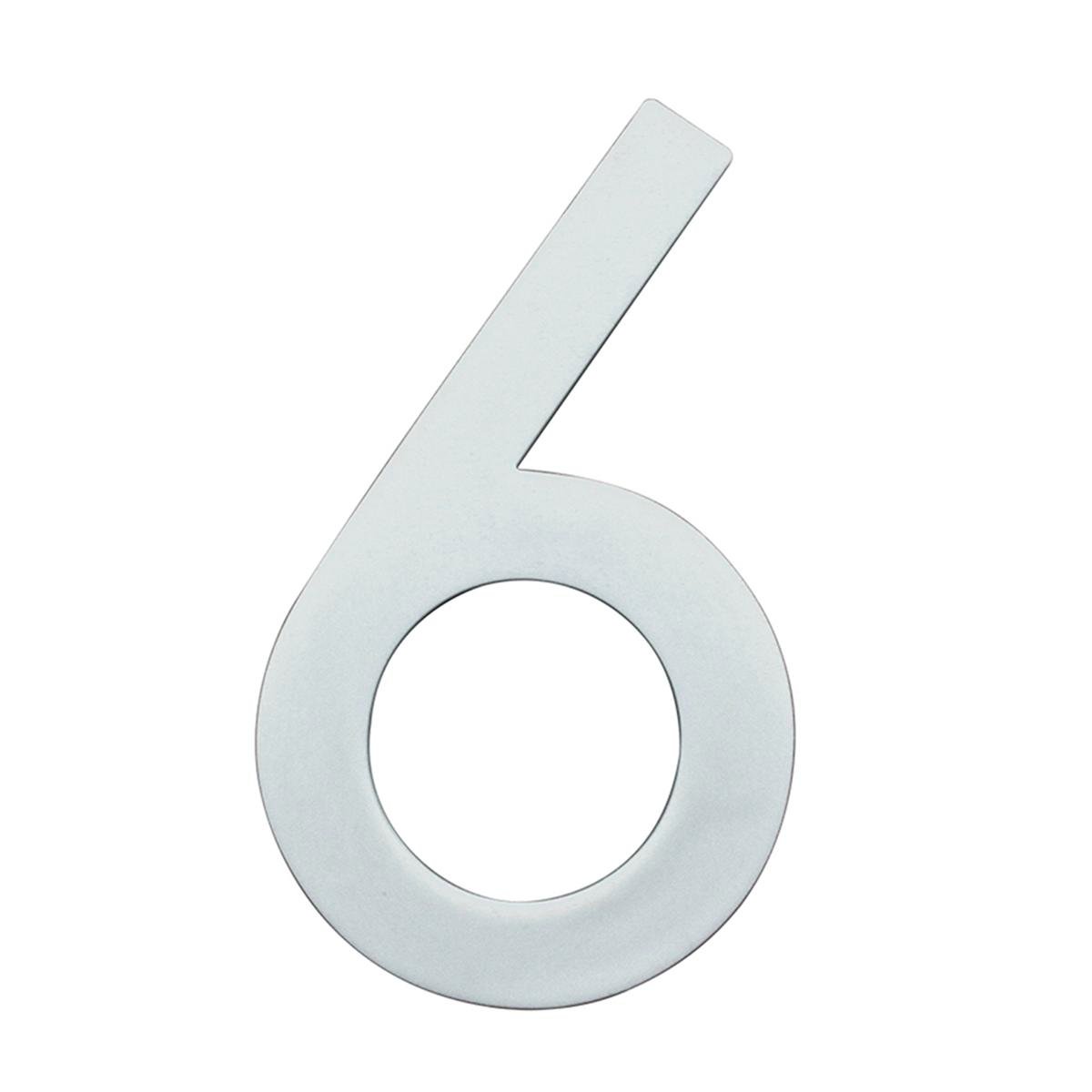Sandleford 90mm Glow In Dark Acrylic House Number 6 - Bunnings Australia