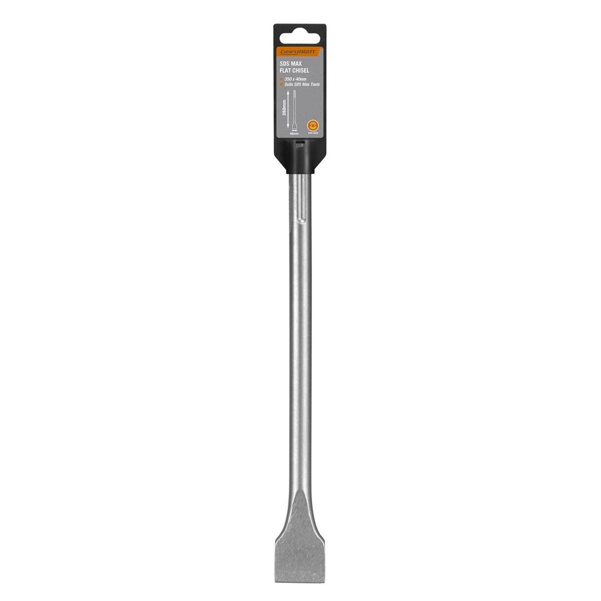 Craftright 350 x 40mm SDS Max Flat Chisel Bunnings Australia
