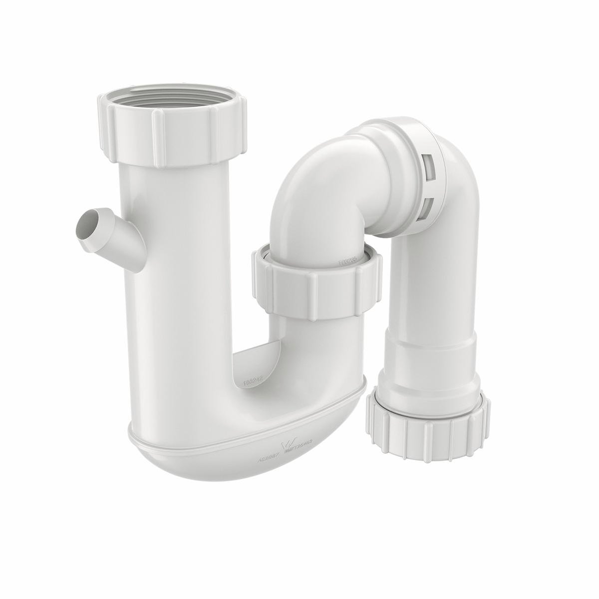 Caroma 50mm White Combination S And P Traps With Dishwasher Connection ...