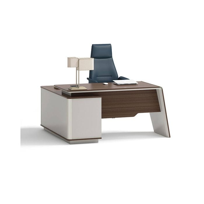 Modern Furniture ANDERS Executive Desk Reversible Return 140cmHazelnut ...