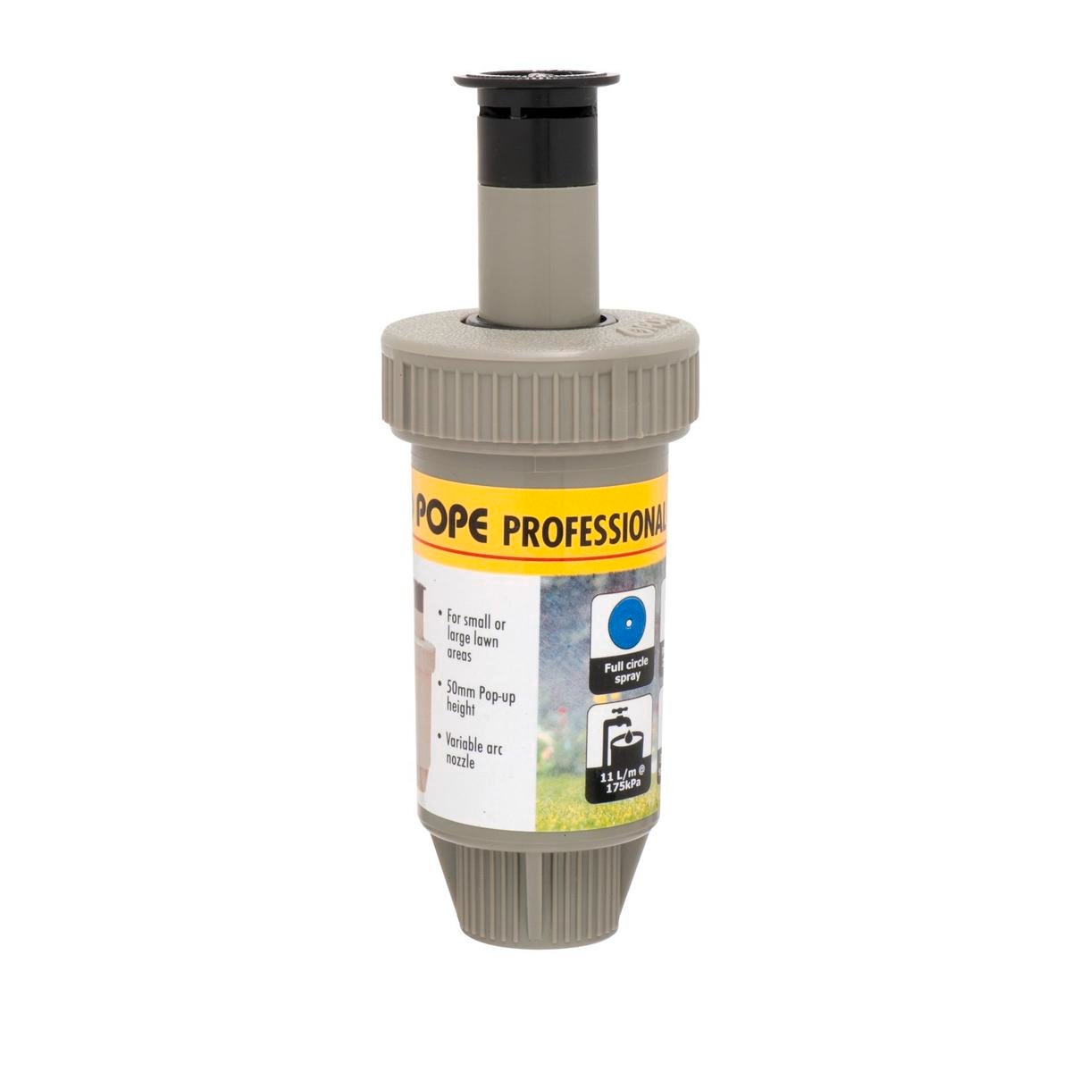 Pope 50mm Full Circle Professional Pop Up Sprinkler - Bunnings Australia