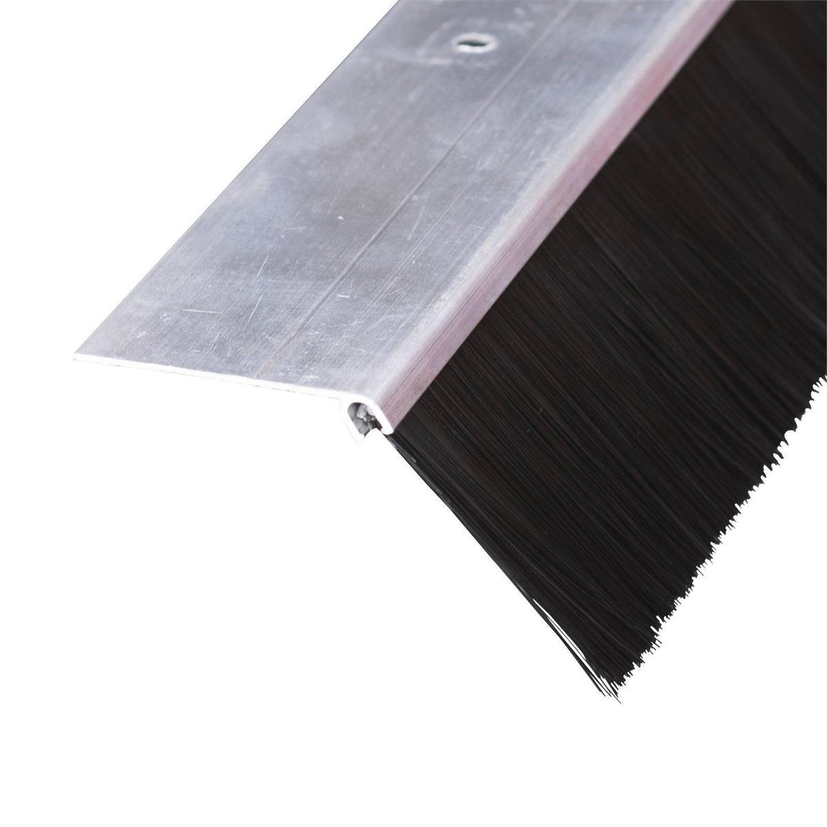 Moroday Silver Angled Brush Garage Door Seal - Bunnings Australia