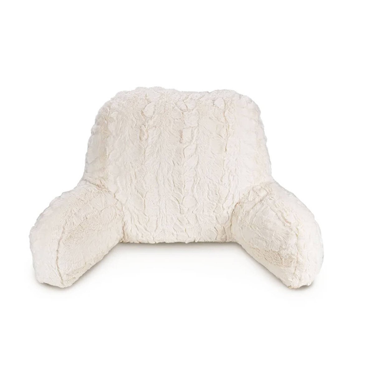 Easyrest Off White Soft & Silky Faux Fur Backrest Pillow - Bunnings ...