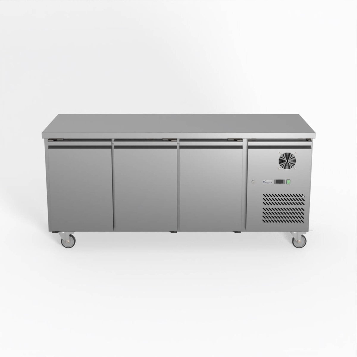 Fed-x S/s Three Door Bench Freezer - Under Bench Freezers (xub7f18s3v ...