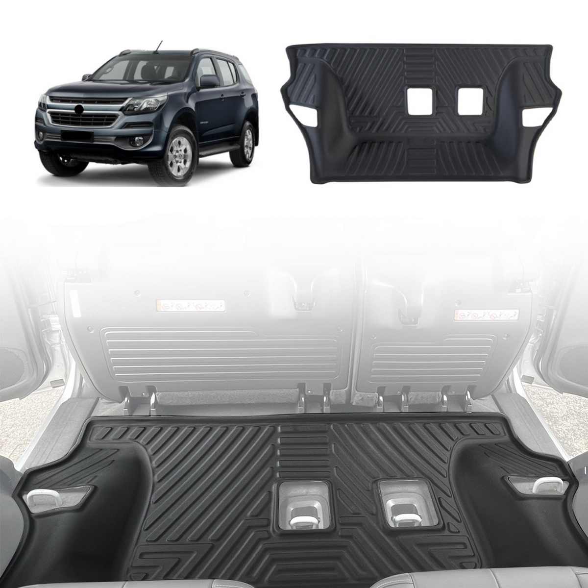 AUSGO Third Row Floor Mat for Holden Trailblazer 2016-2020 Car Liner ...