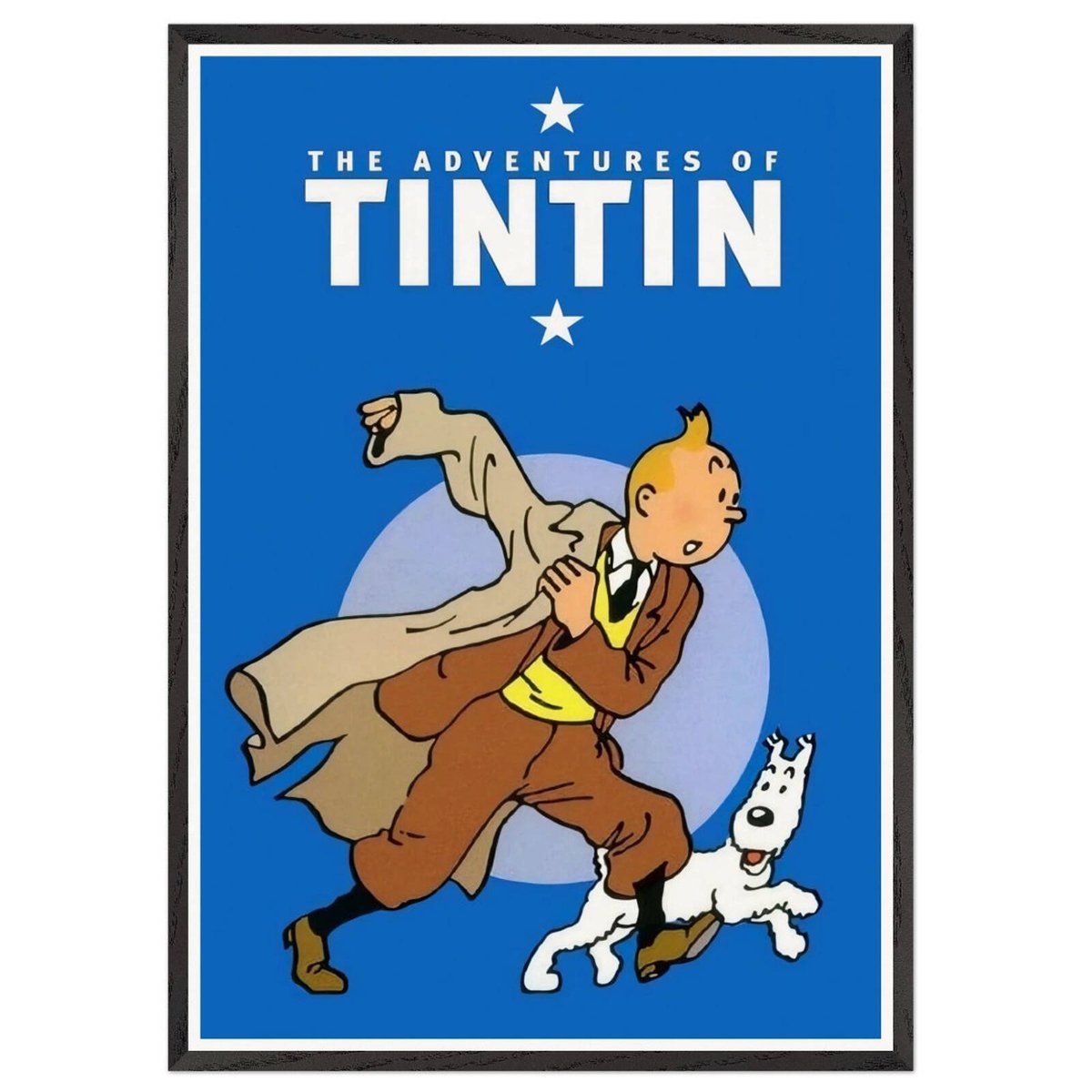 Galrie The Adventures of Tintin Iconic Art Print - Classic Comic Cover ...