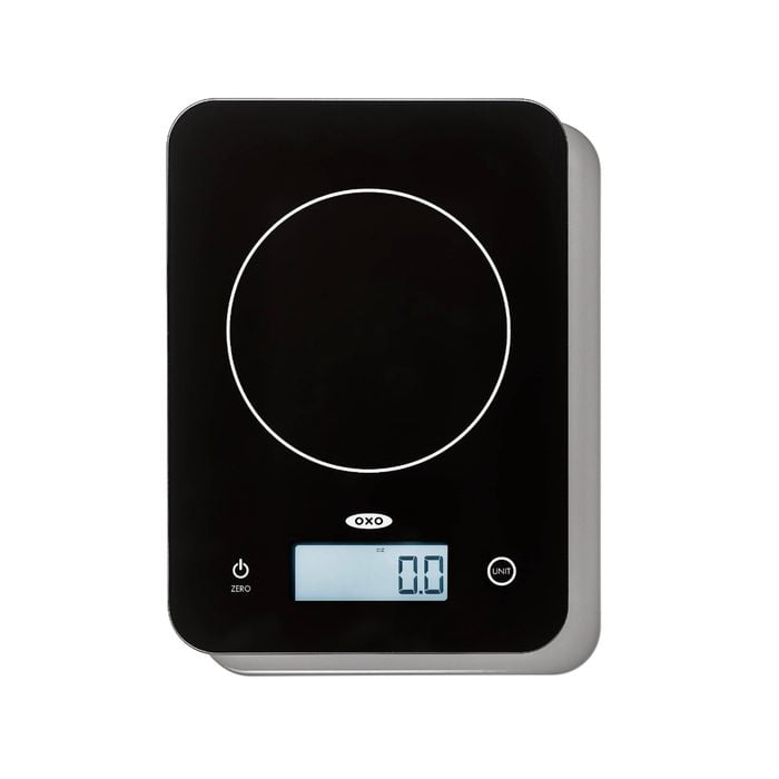 OXO Good Grips Everyday Digital Glass Kitchen Food Scale Black ...