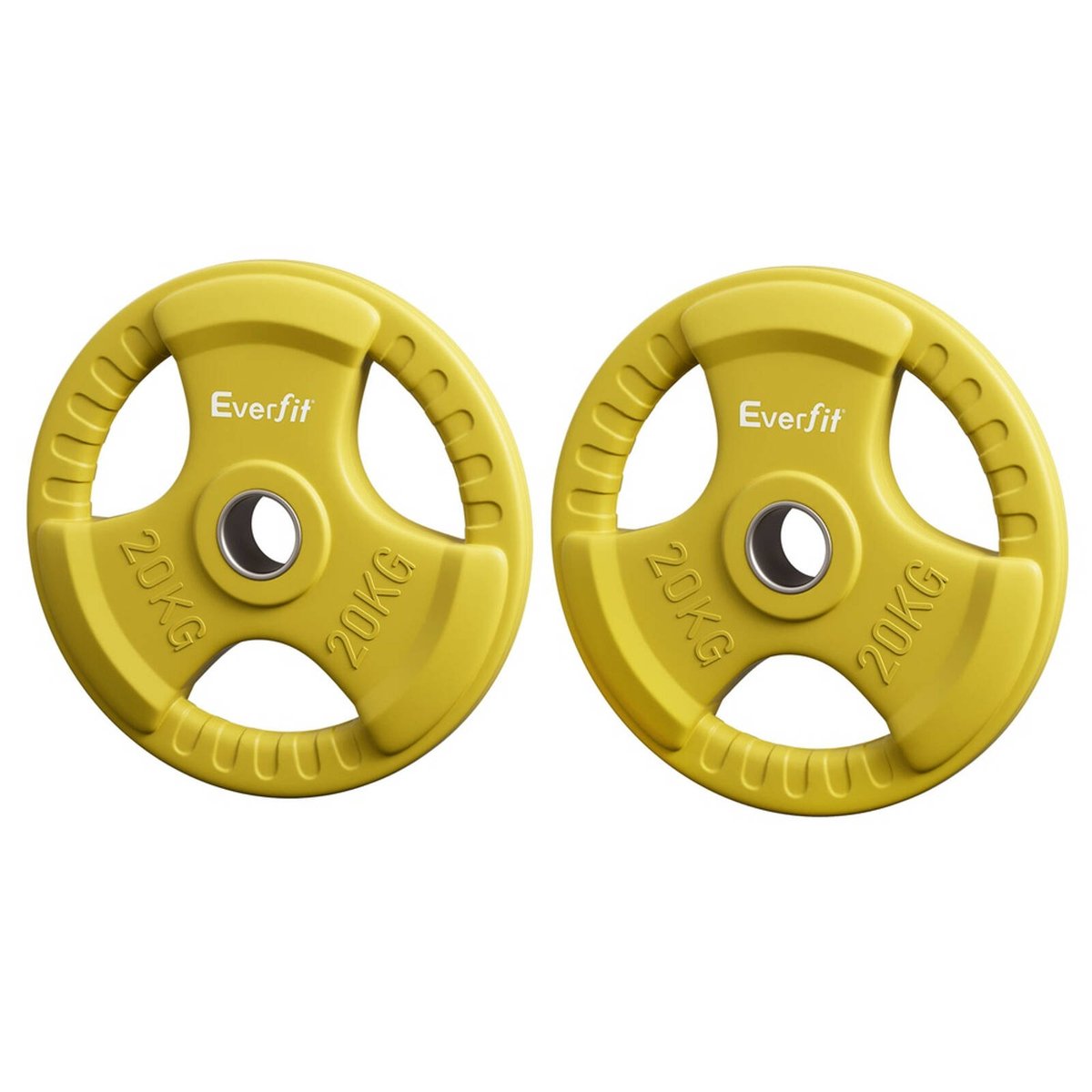 Everfit 20kgx2 Weight Plates Set - Bunnings Australia