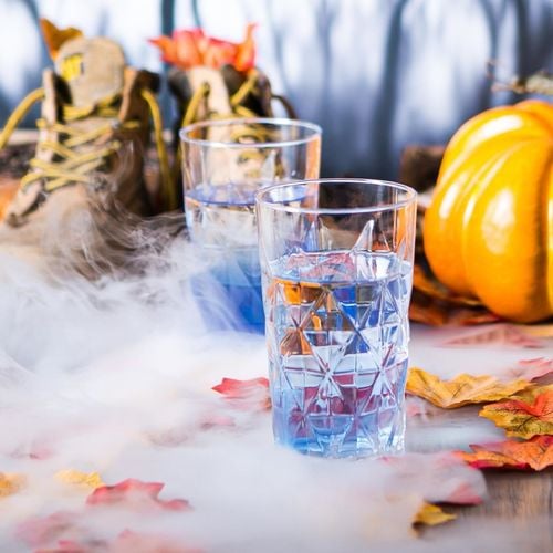 LAV 6 Piece Keops Art Deco Highball Glasses Set - Vintage Cut Glass Long Drink Cocktail Tumblers ...