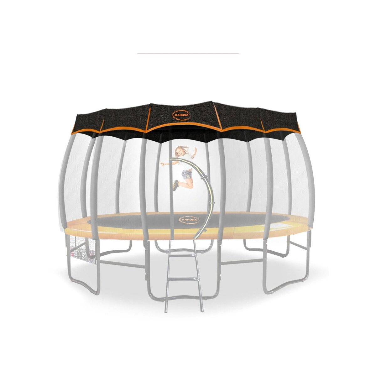 Kahuna 12ft Removable Twister Trampoline Roof Shade Cover - Bunnings ...