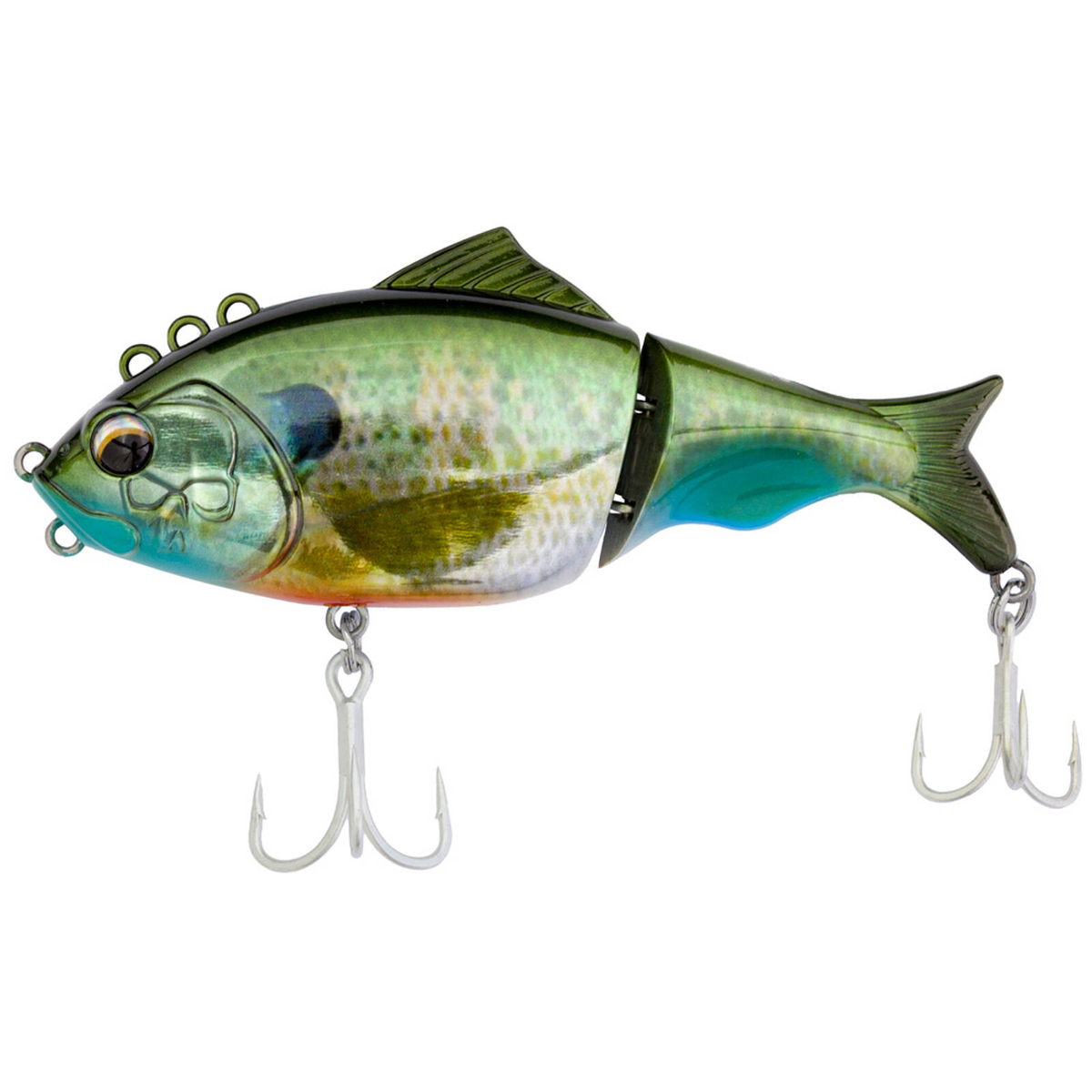 130mm Bone Focus Jointed Swimbait Fishing Lure - Bluegill Sunfish ...