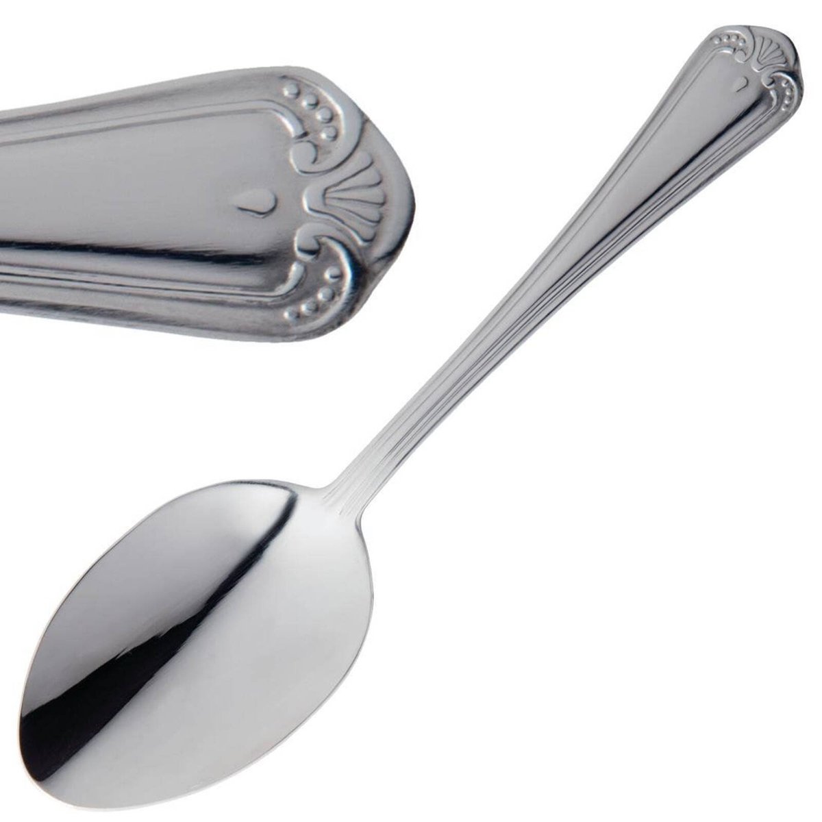 Olympia Service Spoon Jesmond 18/0 Stainless Steel 12 Pack 195mm ...