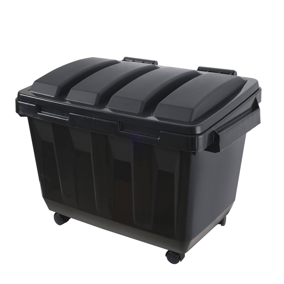 EZY Storage 80L Black Kids Dumpster With Wheels - Bunnings Australia