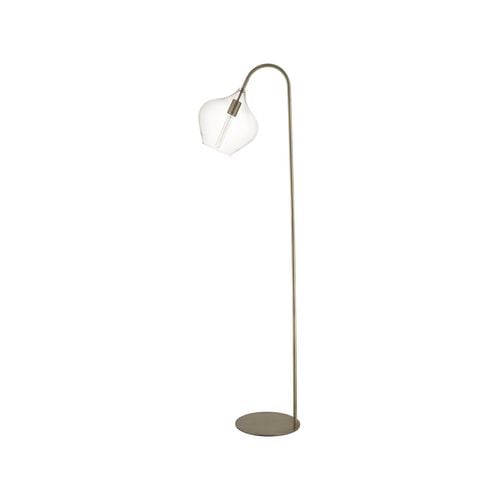 Verve Design Clear Cosmo Glass Floor Lamp - Bunnings Australia