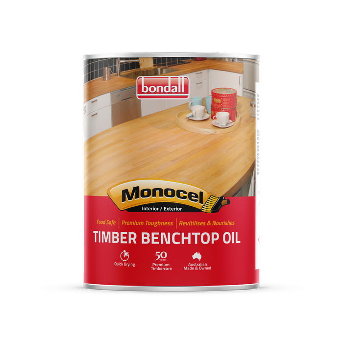 Bondall 1L Monocel Timber Bench Top Oil - Bunnings Australia