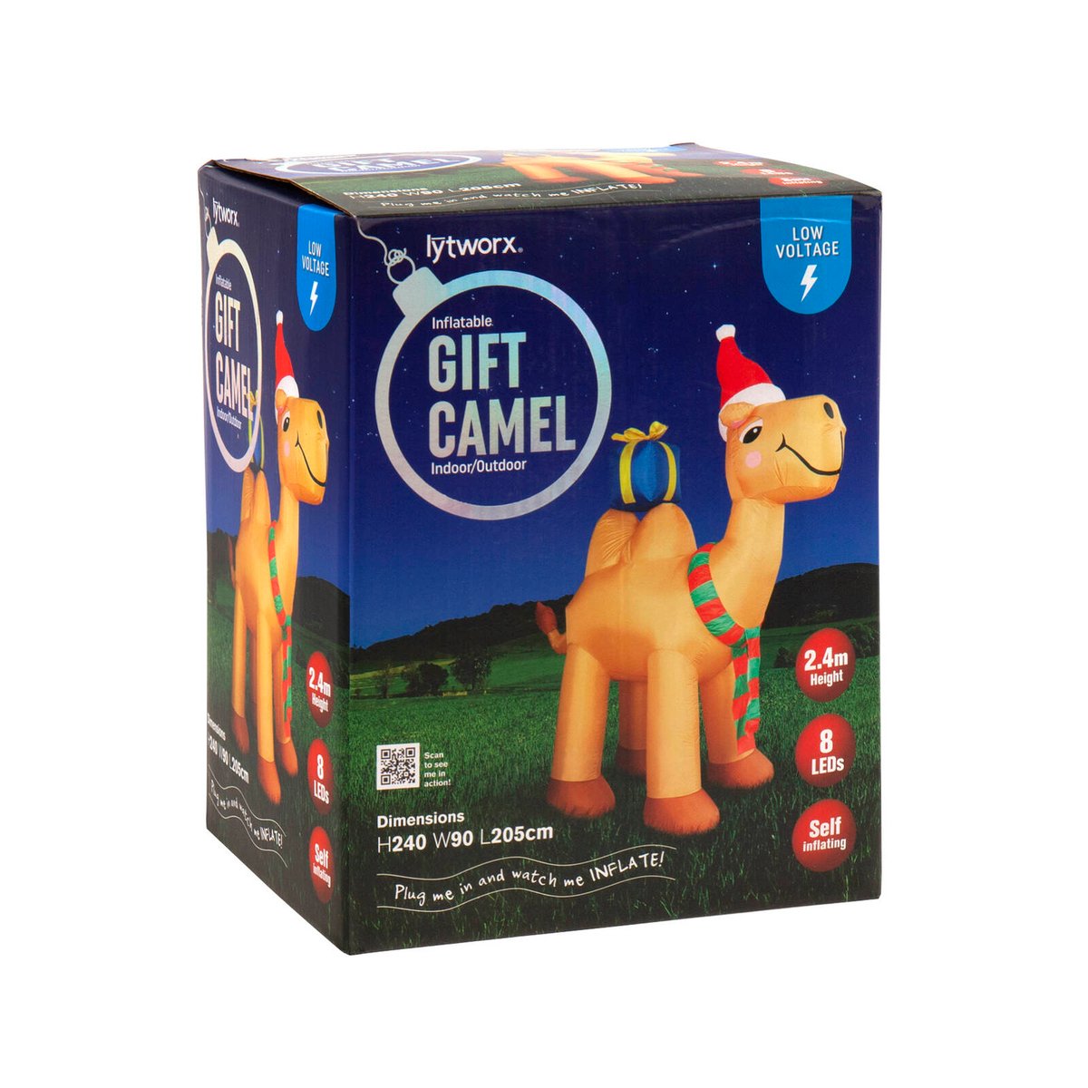 Lytworx Festive Inflatable Gift Camel - Bunnings Australia