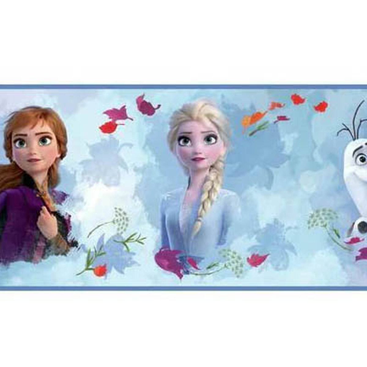 Frozen 2 Blue Peel & Stick Border - Bunnings Australia