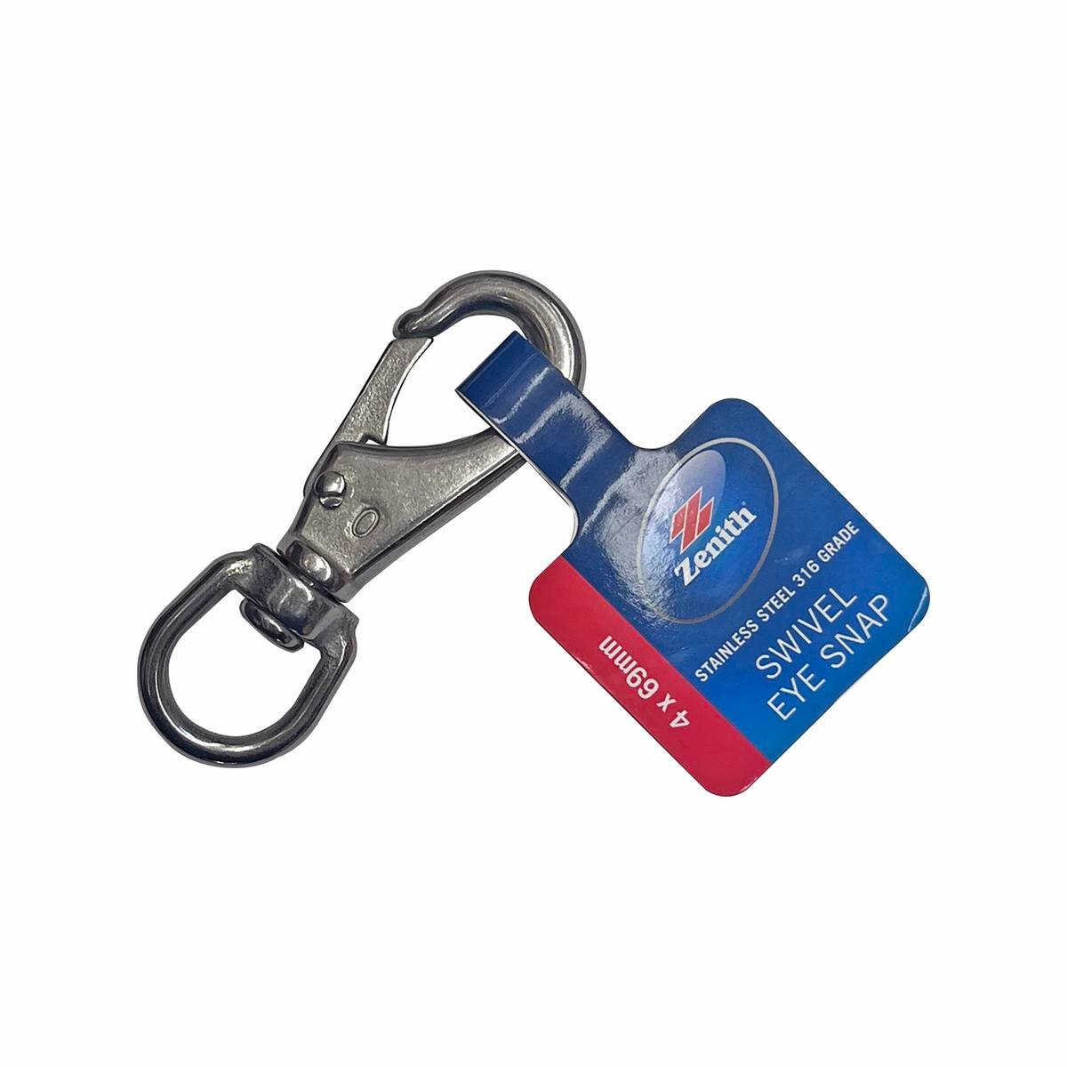 Zenith 4 x 69mm Stainless Steel 316 Swivel Eye Snap - Bunnings New Zealand