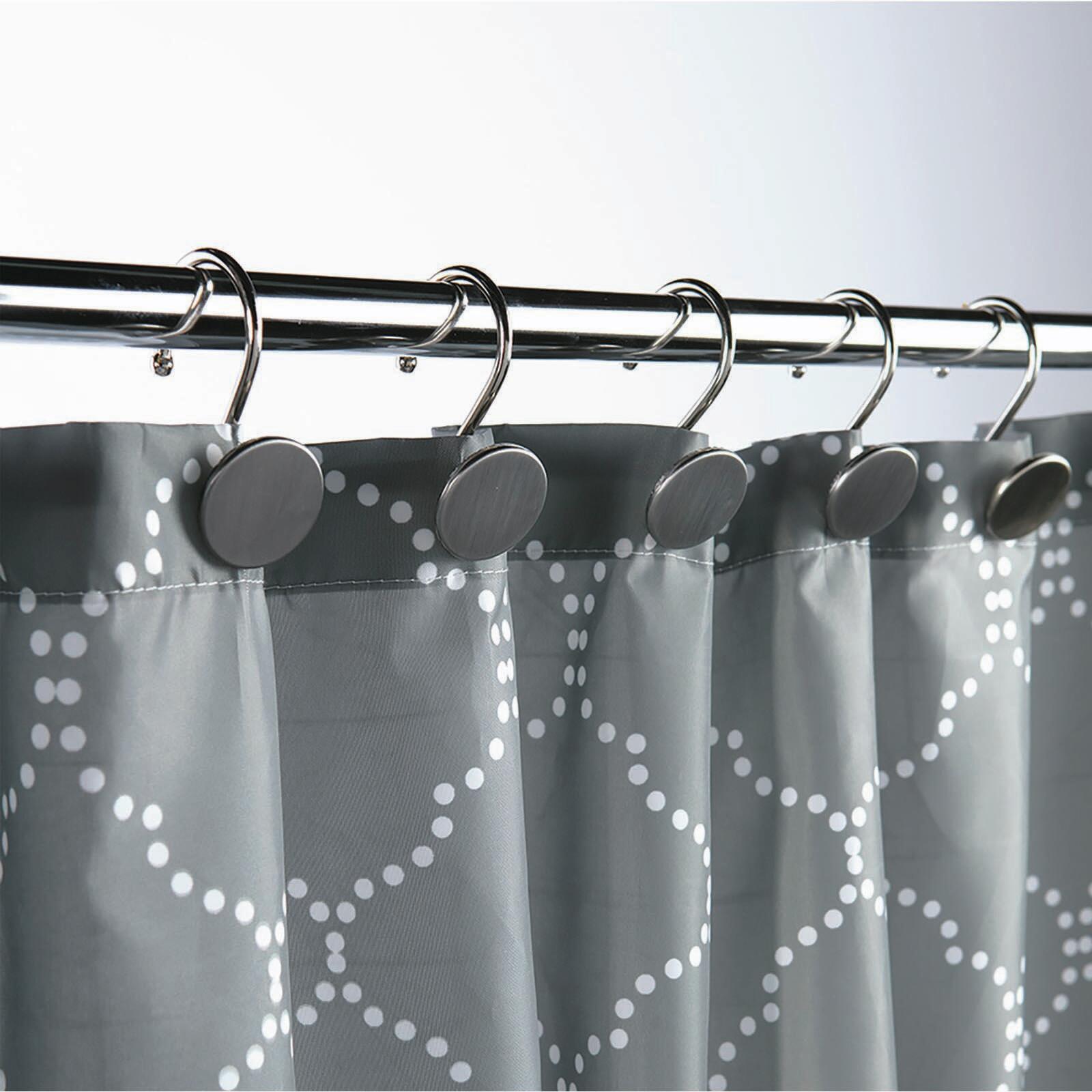 Barelli 180 x 180cm Ambiance Polyester Shower Curtain Bunnings New Zealand