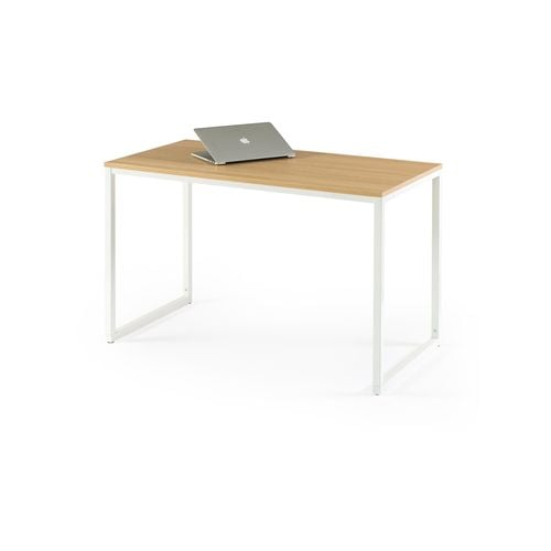 Zinus Computer Desk Home Office Table Study Desks Wooden - White 140cm ...