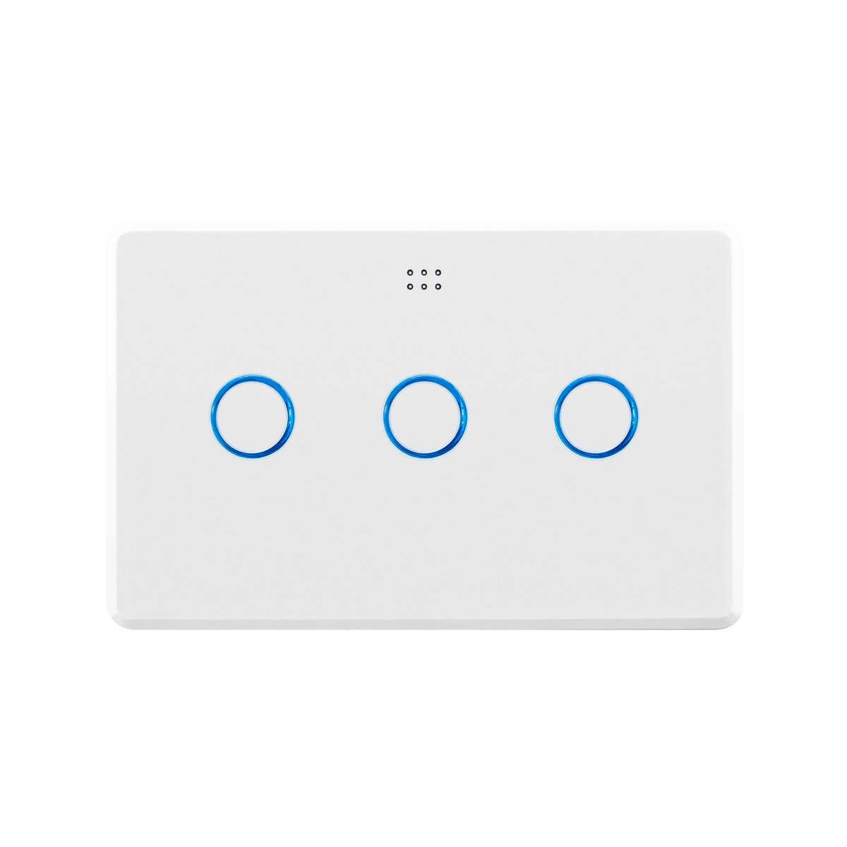 DETA White Gloss Grid Connect Smart Triple Gang Touch Light Switch ...