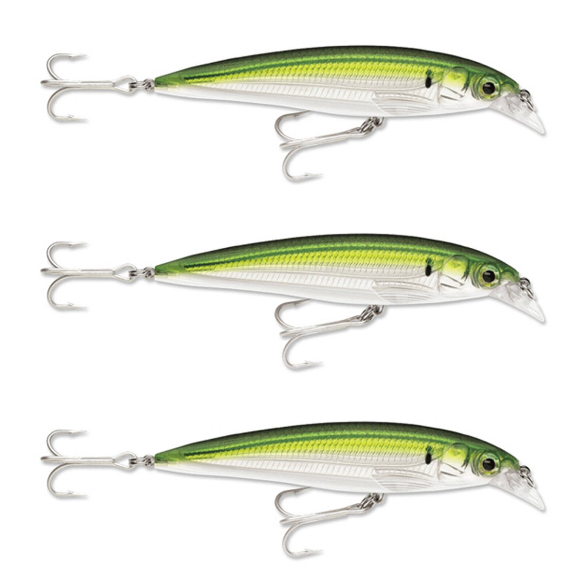 3x Rapala 8cm Saltwater X Rap Jerkbait Fishing Lures - Pilchard ...