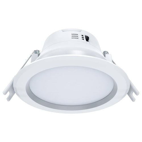 Arlec 9W 92mm Tri-Colour Recessed Lens Dimmable LED Downlight ...
