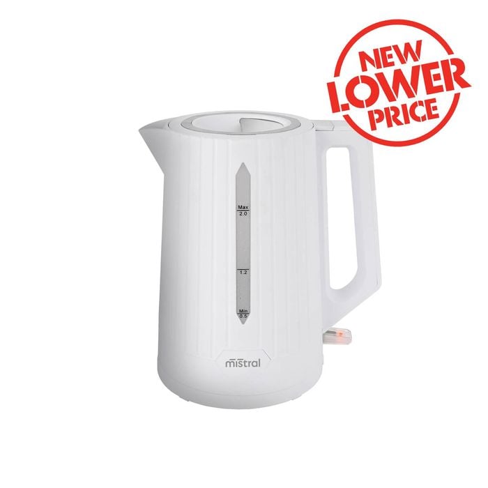 Mistral 2L Cordless Kettle White - Bunnings Australia