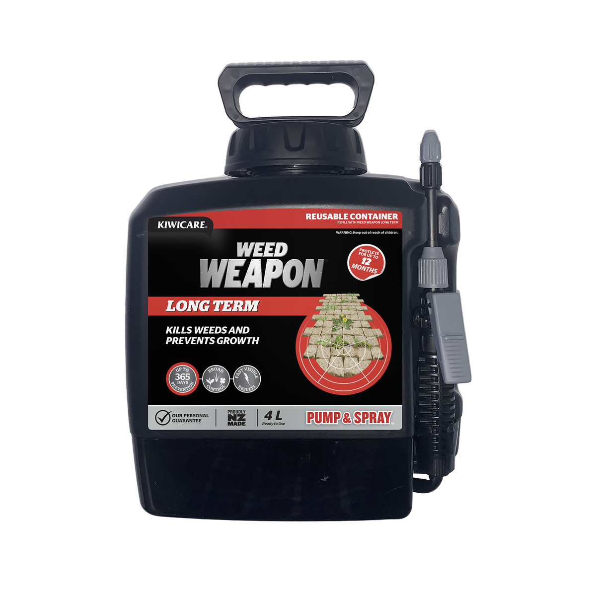 Kiwicare 4L Weed Weapon Pump And Spray Long Term - Bunnings New Zealand