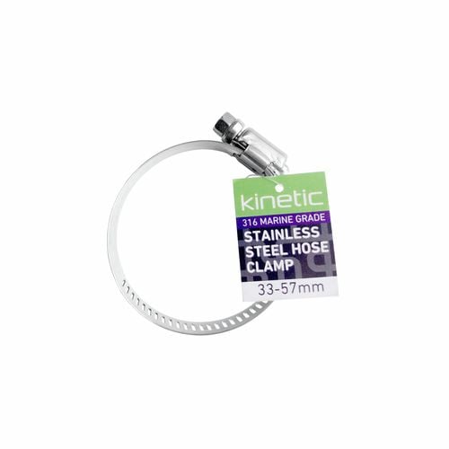 Kinetic 33 - 57mm 316 Stainless Steel Hose Clamp - Bunnings Australia
