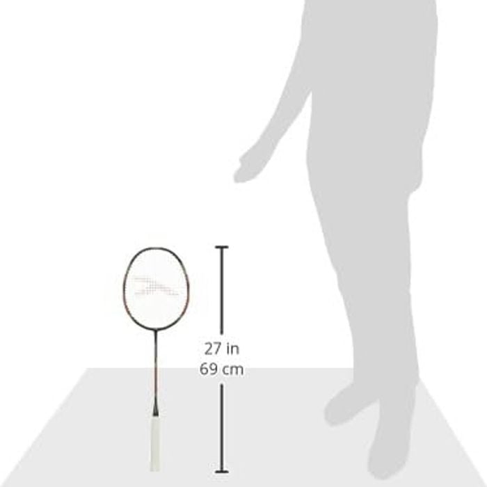 HUNDRED Powertek 2000 PRO Strung Badminton Racquet with Full Cover ...