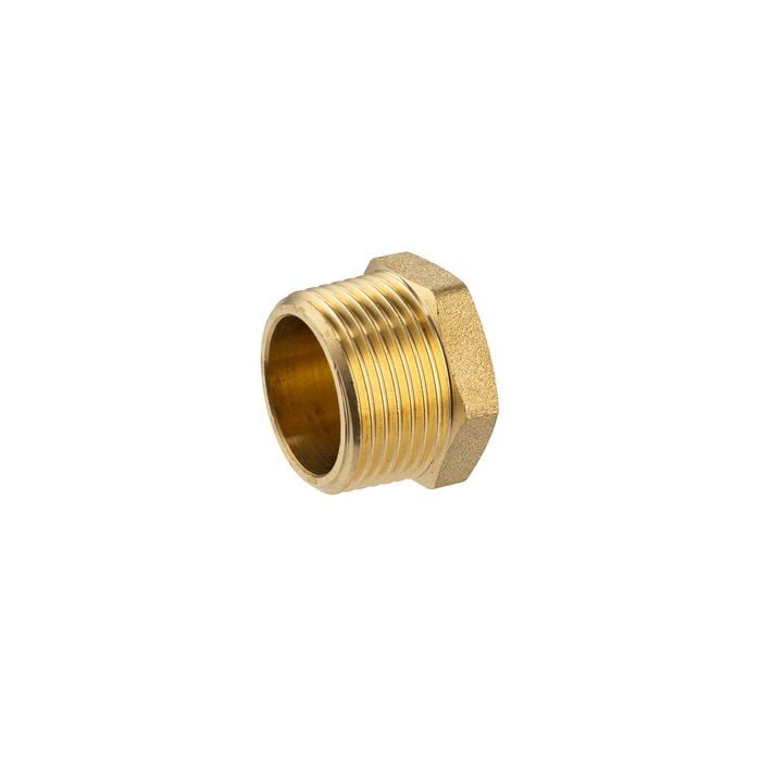 Brasshards 20mm Brass Threaded Hex Plug LF - Bunnings Australia