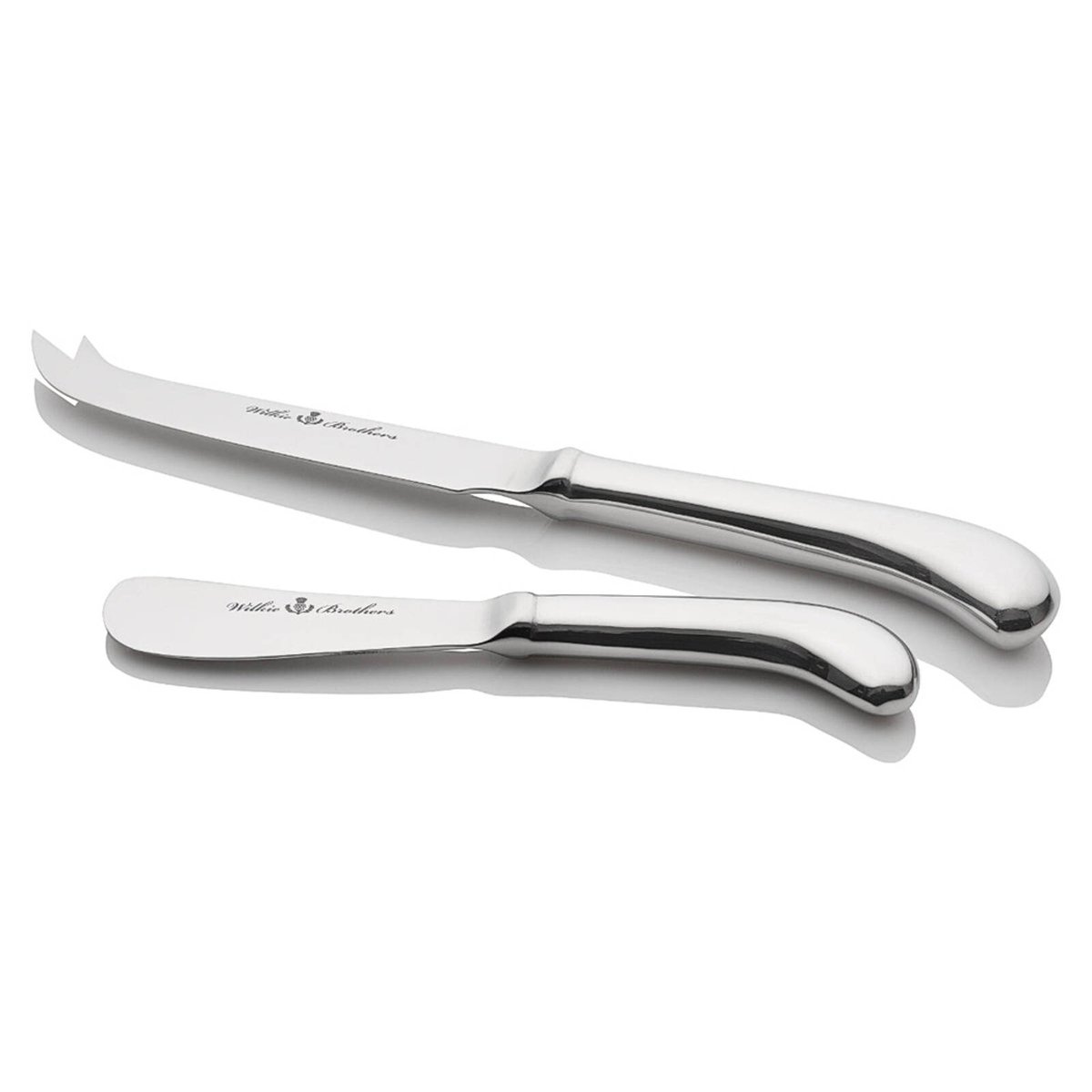 2pc Wilkie Brothers Stainless Steel Classic Stirling Cheese Knife Gift ...