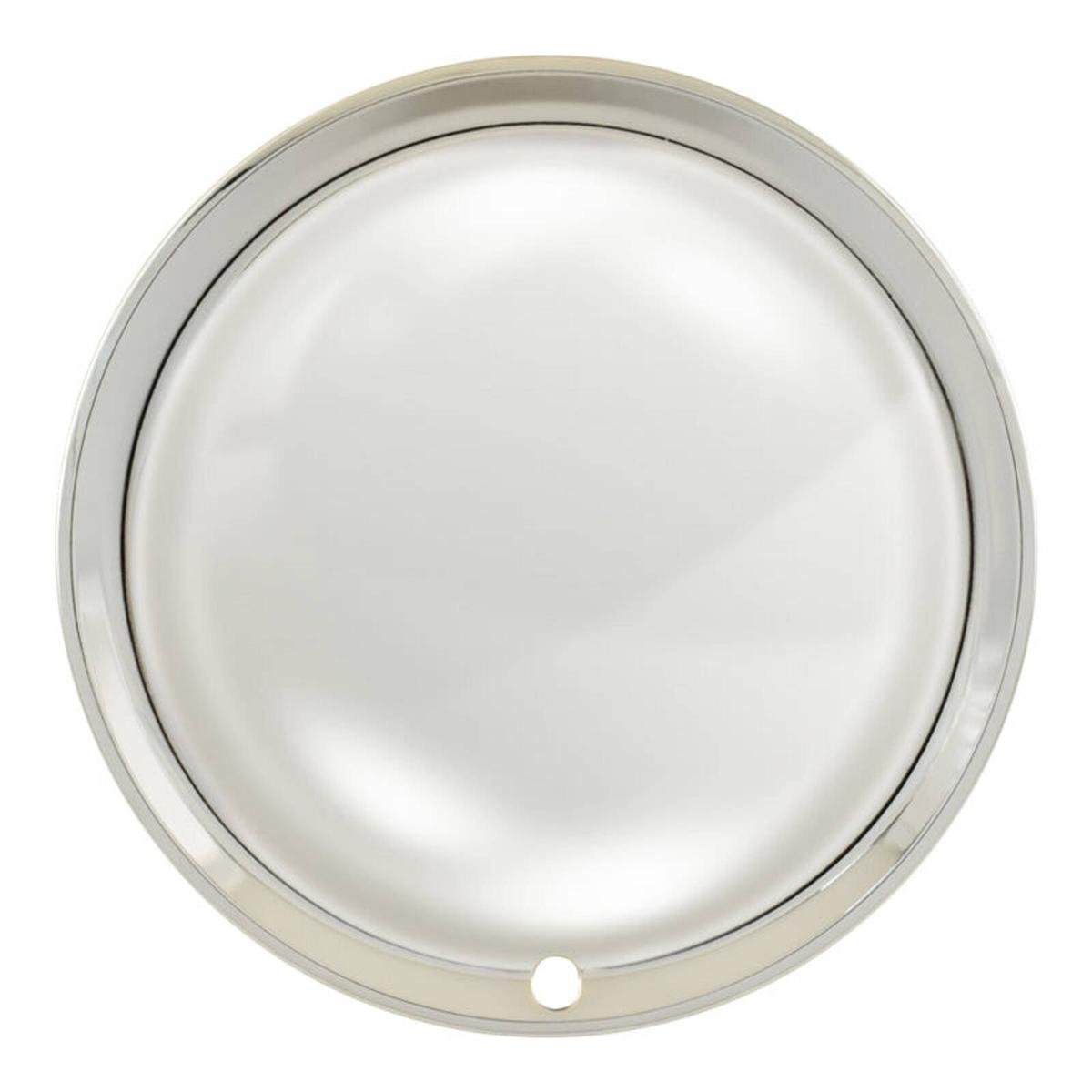 Torco 13 Inch Chrome Hub Cap - Universal Hollywood Style Moon Wheel Hub ...