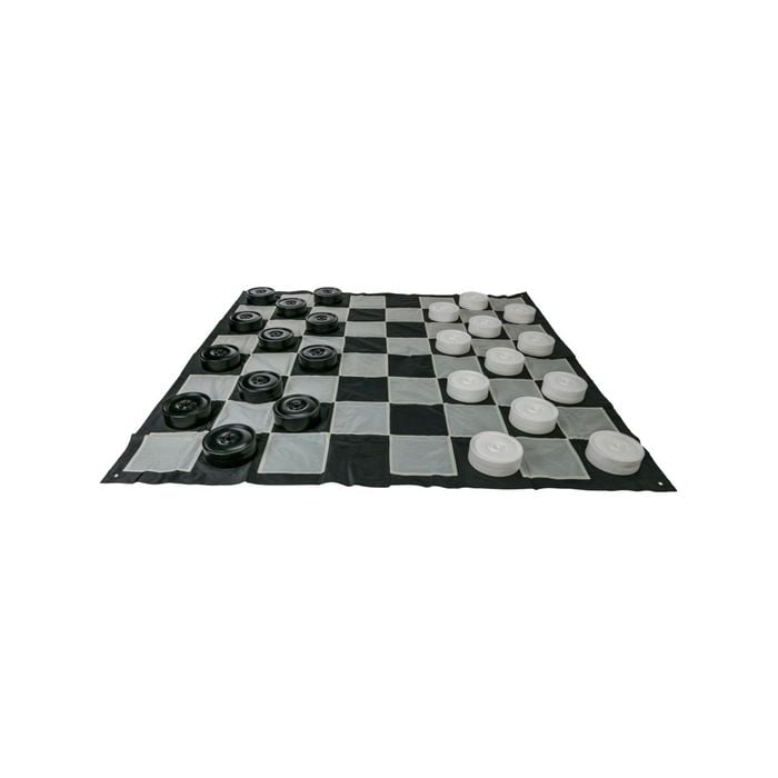 Giant Size Outdoor Draughts Checkers Game Set w/Mat 3x3m - Bunnings ...