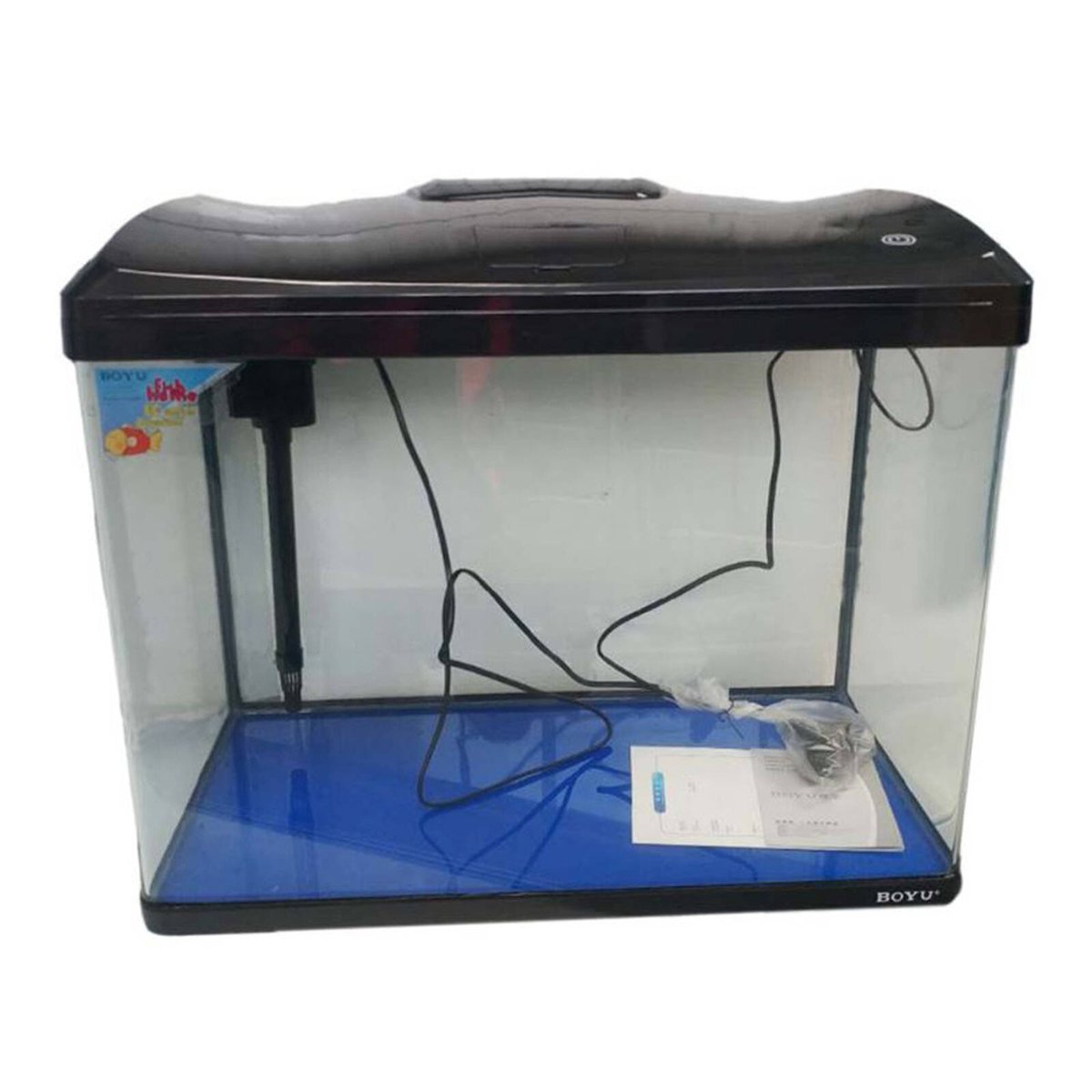 Boyu EC600 Aquarium suits for Goldfish & Tropical Fish Black 66L ...