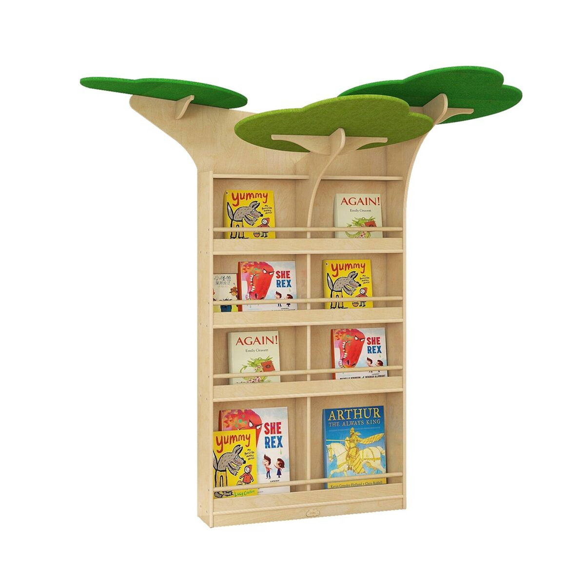 Jooyes Tree-Shaped Display Bookshelf - 185.5cm | bookshelf | 192cm ...