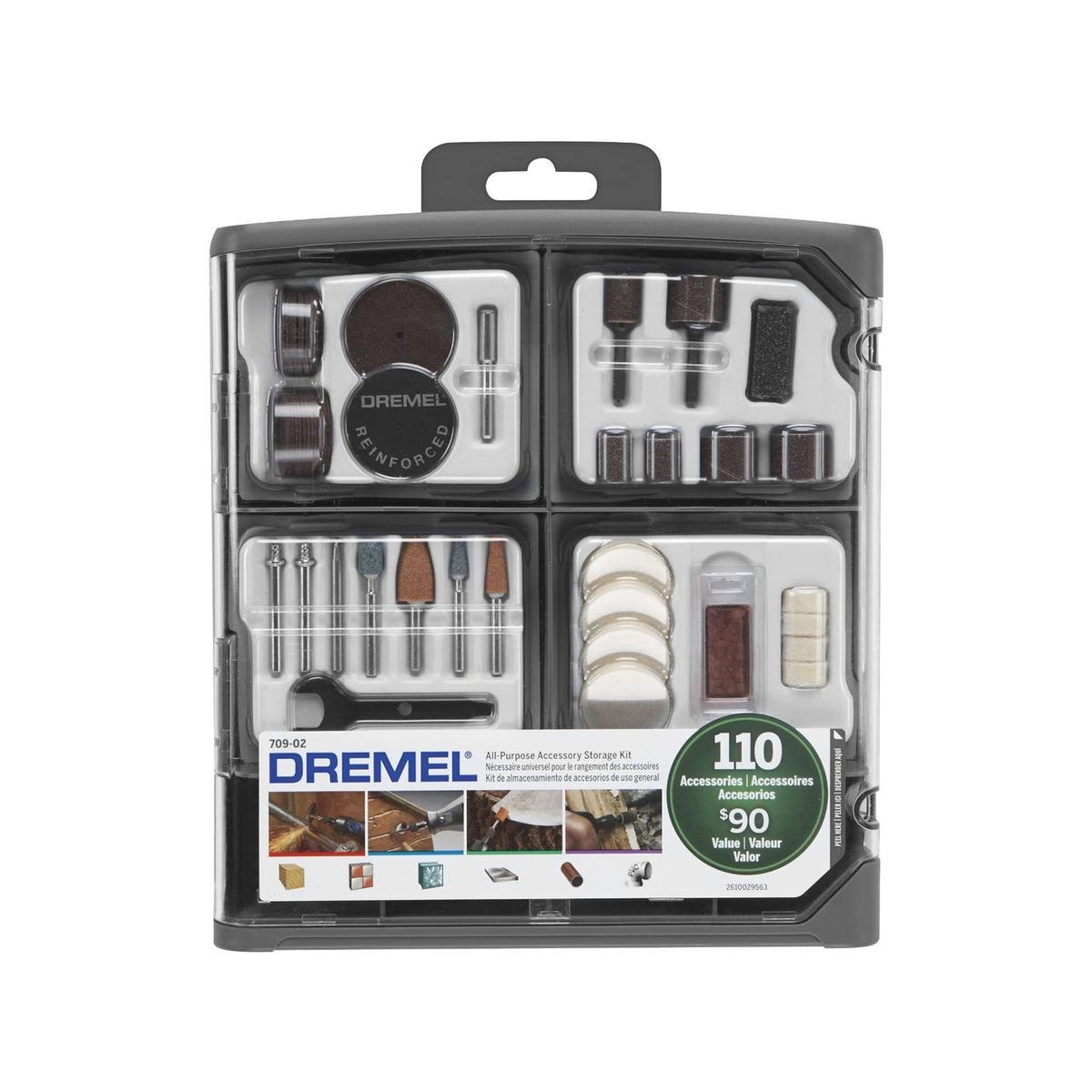 Dremel 110 Piece 709 Multipurpose Mega Accessory Kit - Bunnings New Zealand