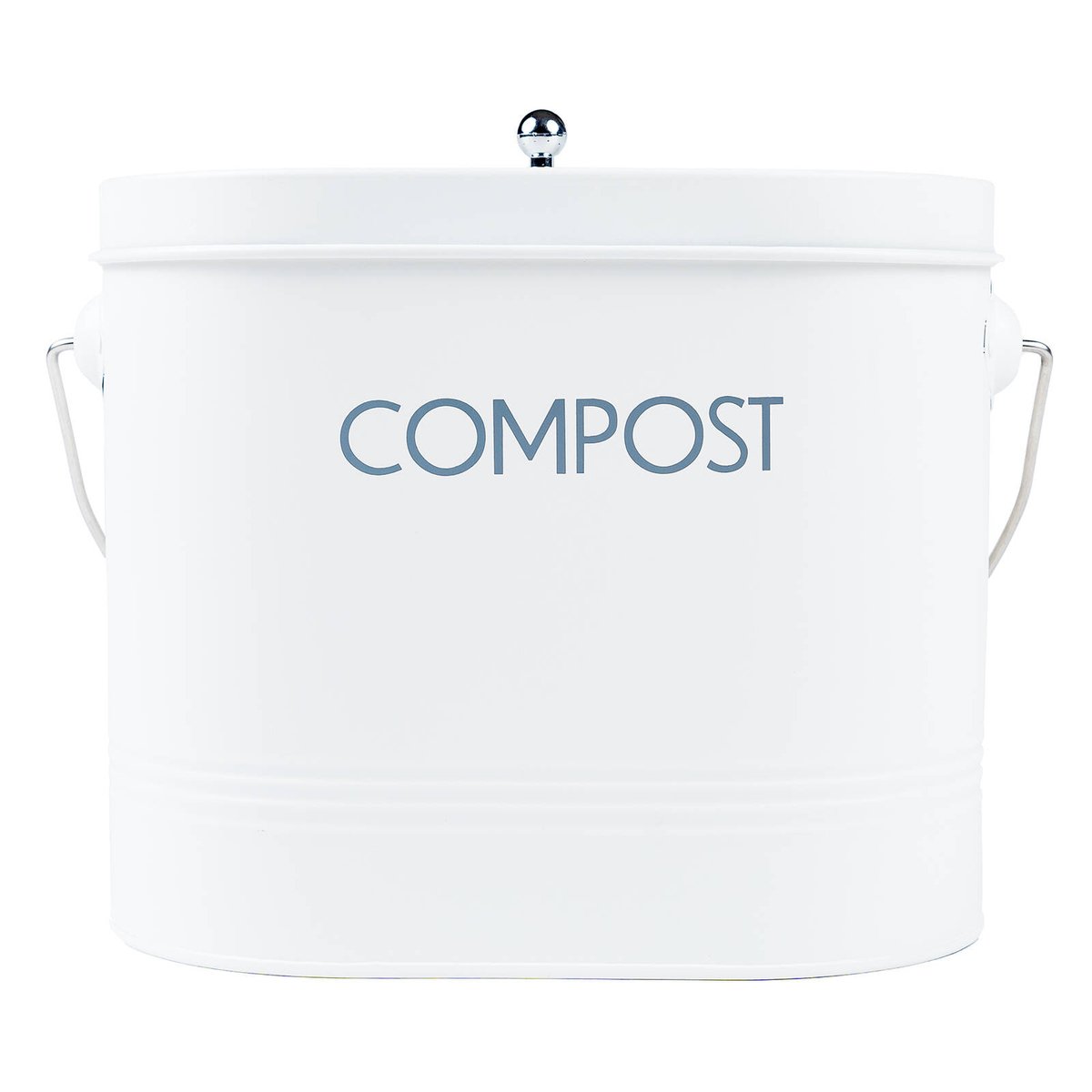 Garden Zen 6L White Metal Compost Bin - Bunnings Australia