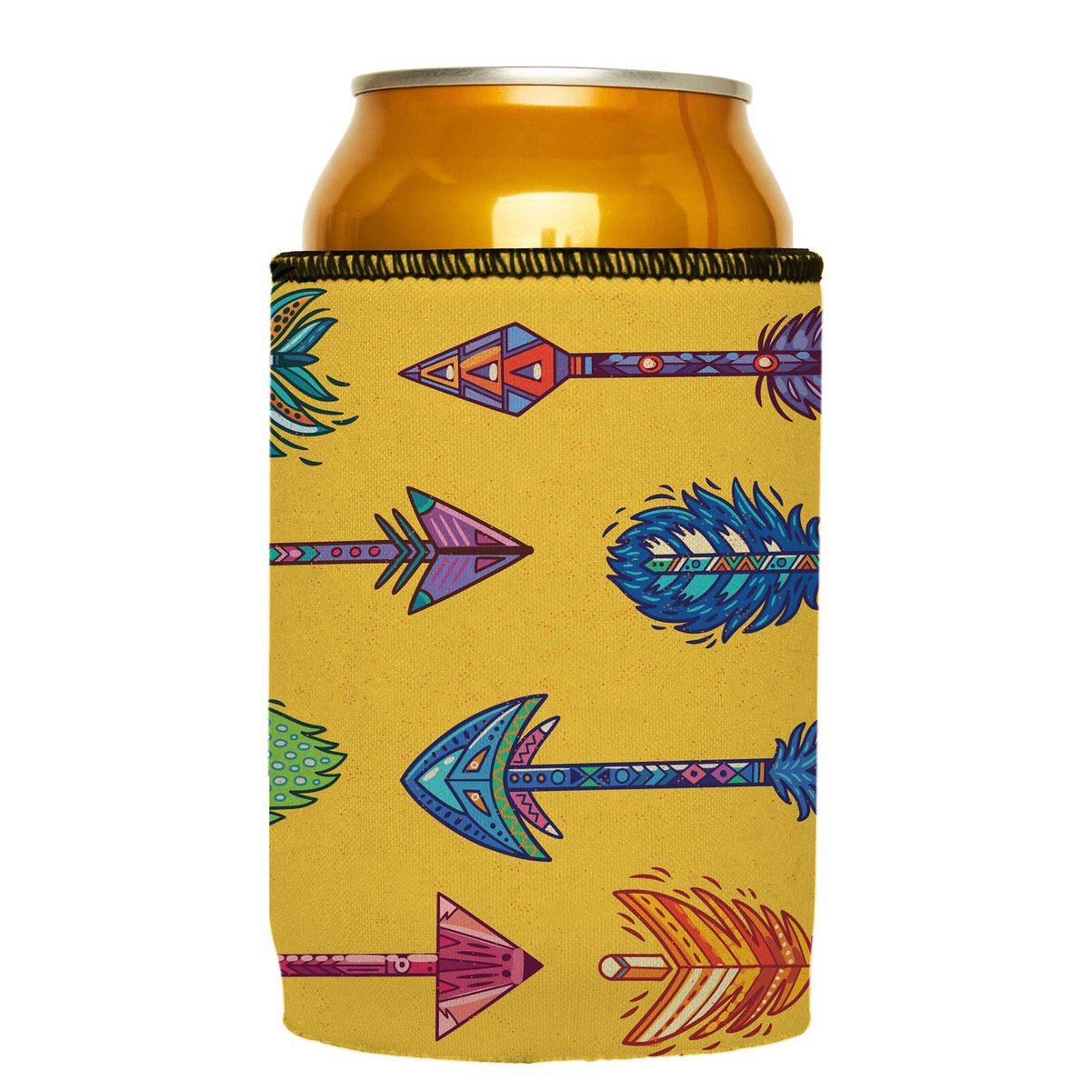 Stubbyz Yellow Boho Arrows Stubby Cooler - Bunnings Australia