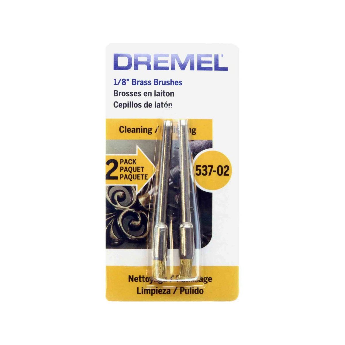 Dremel 3.2mm Brass Brush 2 Pack Bunnings Australia
