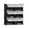 SOGA 6 Tier 2 Column Shoe Rack Organizer Storage Stackable - Bunnings ...